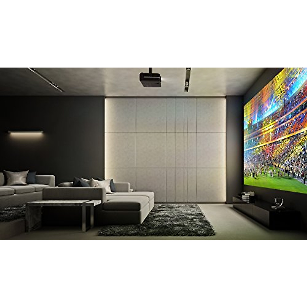 Optoma UHD51A 4K UHD Smart Home Theater Projector, Works with Amazon Alexa & Google Assistant