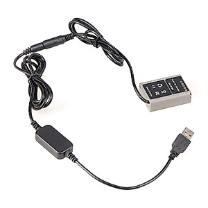 JLWIN BLN-1 BLN1 Decoded Dummy Battery DC Coupler Plus 5V USB Power Bank Cable for Olympus Digital Camera E-M1 E-M5 E-M5II E-P5 Pen-F