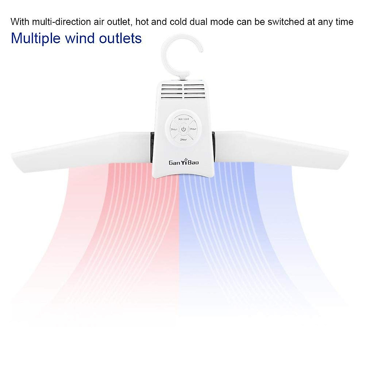 Portable Dryer, Portable Clothes Dryer, Clothes Dryer Foldable, Travel Portable Electric Clothes Drying Hanger Dryer Rack Machine Foldable Dryer Dryer Machine for Socks Bras Lingerie