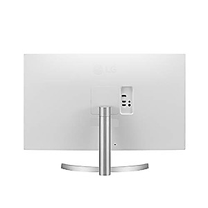 LG 32UN500-W Monitor 32" UltraFine (3840 x 2160) Display, AMD FreeSync, DCI-P3 90% Color Gamut, HDR10, Built-in Speakers, 3-Side Virtually Borderless Design - Silver/White