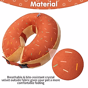 BINGPET Dog Inflatable Cone Collar, Soft Cone Collar for Dogs Cats, Washable Protective Recovery Collar for Large Medium Small Dogs, Adjustable Pet Recovery Cone After Surgery