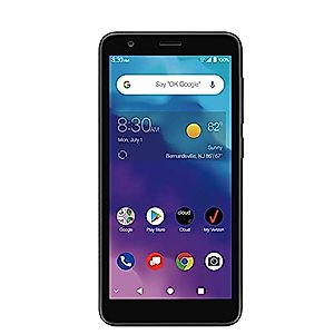 ZTE Z3153V Blade Vantage 2 5.4" Smartphone, 16 GB Storage, 2 GB RAM, 2 MP Front 5 MP Rear, Android 9 Pie, Verizon, Black