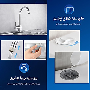 AIRMSEN Portable Countertop Dishwasher, Compact Mini Dishwasher with 5L Built-in Water Tank, 5 Washing Programs & Air-Dry Function, Baby Care, Glass & Fruit Wash for Apartments, Dorms and RVs