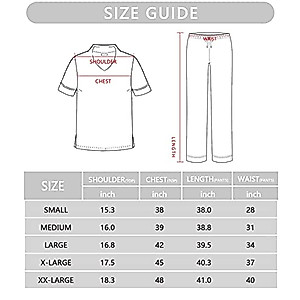 IZZY + TOBY Cotton Pajama Sets, Soft Sleepwear Pjs Set for Women, Summer Pj Short Sleeve Top and Long Pants, Casual Loungewear Ladies Pajamas Gray