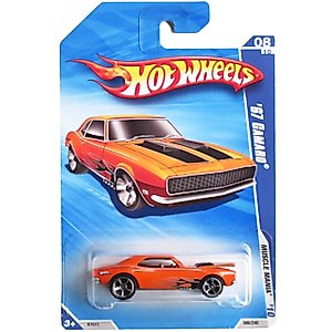 Hot Wheels 2010 Muscle Mania 08 of 10 Orange '67 Camaro (Hood Opens!!!)