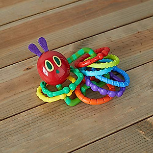World of Eric Carle, The Very Hungry Caterpillar Rattle Teether with Links