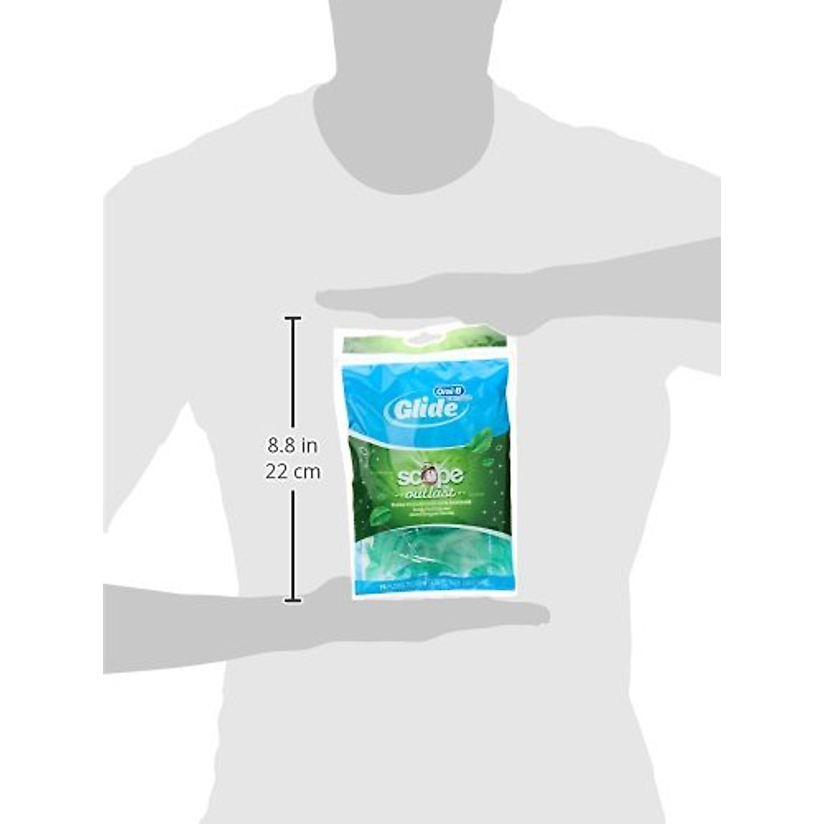 Oral-B Complete Glide Floss Picks, Scope Outlast, 75-ct