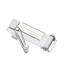 KitchenCraft KC609WH Swing-A-Way Wall Mounted Can Opener - Tin Opener with Magnetic Lid Lifter, Metal, 17.5 x 8 x 7 cm