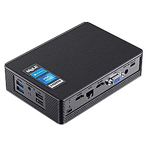 MeLE Fanless Mini PC QuieterHD3 Celeron N5105 16GB 512GB Windows 11 Pro Micro Computer Small Desktop Servers with Gigabit Ethernet WiFi 6 PXE Dual HDMI 4K Unlock BIOS on Industrial Webcast Office
