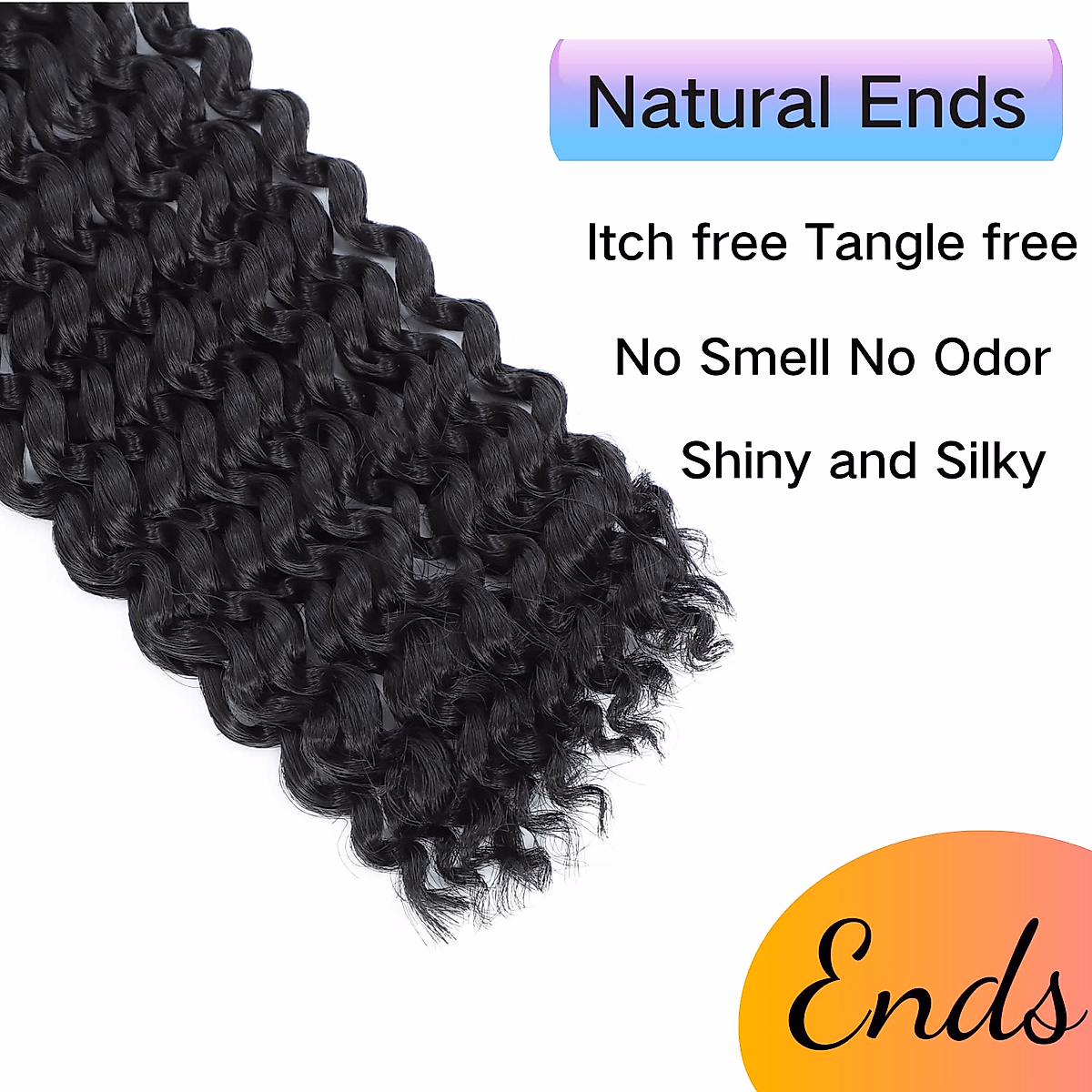 Passion Twist Hair 12 Inch Water Wave Crochet Hair for Black Women Short Passion for Butterfly Locs 8 Packs Bob Spring Synthetic Curly Twist Braiding Hair Extensions 1B Natural Black1