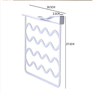 TJLSS Plastic Drawer Divider Wardrobe Storage Shelves Partition Board Space-Saving Division Tools (Color : D)