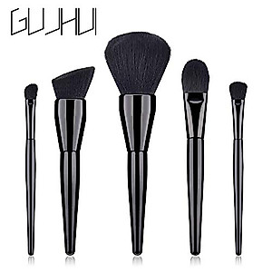 Mens Wet Hair Brush Tools Foundation Eyeshadow Makeup Brush Cosmetic Sets Wooden 5PCS Eyebrow Brush Brush The Good Place Merchandise