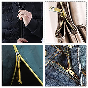 uxcell Zipper Repair Kits, 10 Metal Latch Slider Retainers Box & Insertion Pins & Top Bottom Stoppers for Bag Coat Zippers Replacing (75Pcs, Silver)