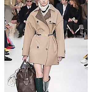 BAOKELAN Skinny Leather Belts for Women Slim Waist Belt Patent Leather with Gold Buckle for Dress Black