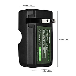 Portable Rechargeable Battery Charger Adapter AC 100-240V Power Supply for Sony PSP with Indicator Display Charging Situation, Suitable for PSP 1000 2000 3000 (US Plug)