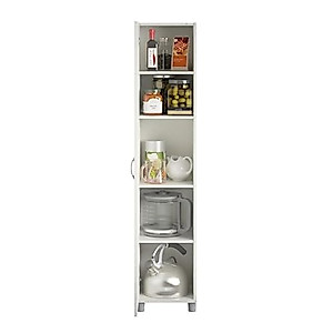 Pemberly Row Transitional 16" Utility Storage Cabinet in White