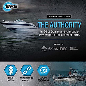 QFS OEM In-Tank Fuel Pump Replacement for Mercury Outboard 135 hp 6 cyl Optimax 75-300 HP Quicksilver Optimax, All Years, OEM 881705T1 GSC295 880596T55