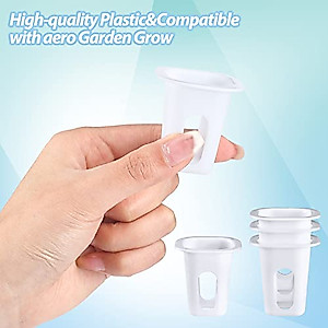 50 Sets of Hydroponic Garden Growing System Accessories Includes 50 Planting Baskets 50 Plant Growth Sponges Compatible with Most Hydroponic Garden Planting Systems