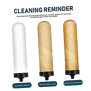 DOITOOL Filter Element House Water Filter Water Bottle Filter Ceramic Water Filter Reverse Osmosis System Under Sink Water Filter Zero Water Replacement Filter Water Filter Element Plastic