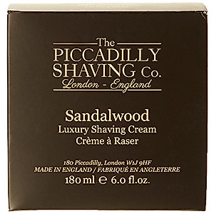 Piccadilly, Sandalwood Shaving Cream, 180 Gram