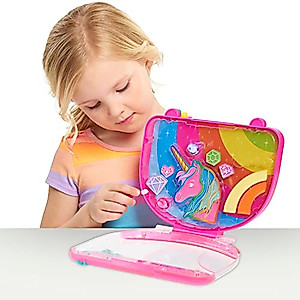 Barbie Purse Perfect Makeup Case, 9-piece Kids Pretend Play Makeup Set, Kids Toys for Ages 5 Up, Gifts and Presents by Just Play