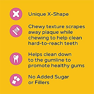 PEDIGREE DENTASTIX Dual Flavor Small Dog Dental Treats, Bacon & Chicken Flavors Dental Bones, 17.7 oz. Pack (84 Treats)