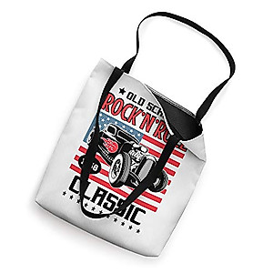 1950s Sock Hop Rockabilly Doo Wop Rock and Roll Retro Hotrod Tote Bag