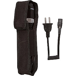 VIPERTEK VTS-T01 Aluminum Stun Gun for Self Defense Rechargeable with LED Flashlight