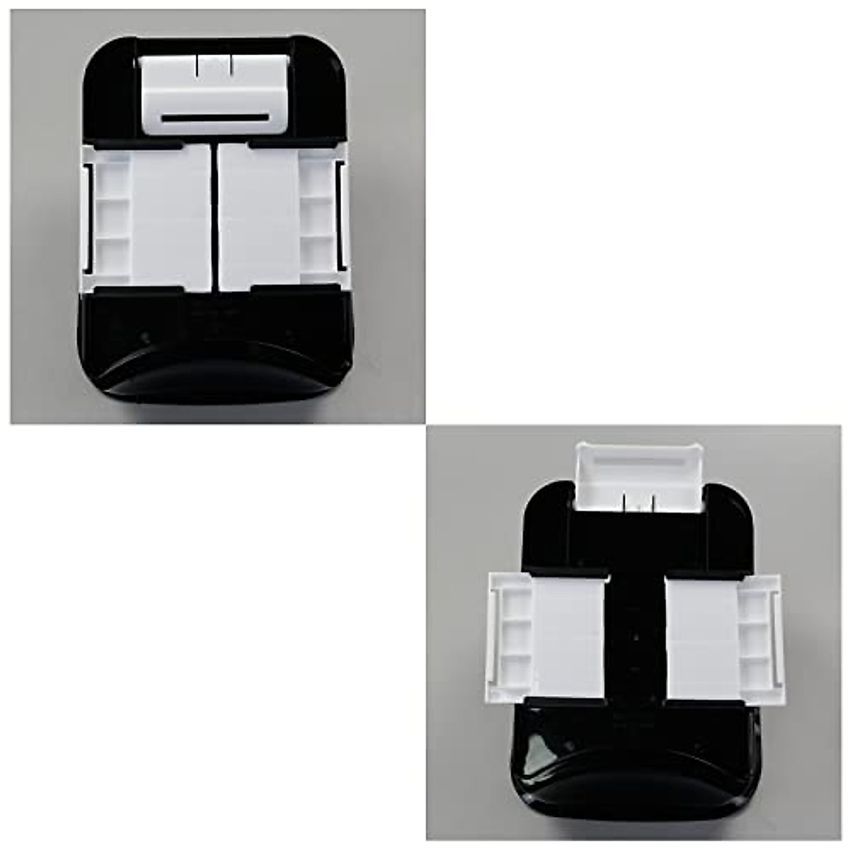 Utiao 3 Packs Storage Basket Bin, Plastic Organizer Basket, Black