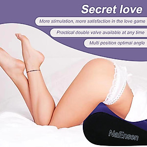 Sex Toys Adult Toys Pillow Position Cushion Triangle Inflatable Ramp Furniture Couples Toy Positioning for Deeper Position Support Pillow Men Women for Couples