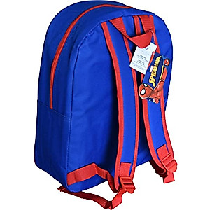 Ruz Spiderman 15" School Bag Backpack (Blue-Red)