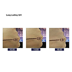 1pcs Eyebrow Pencil Longlasting Waterproof Durable Liner Eyebrow 5 Colors to Choose (3# Light Brown)