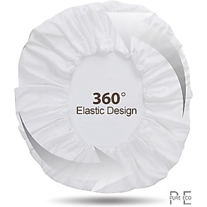 Fitted Sheet Full Size, 100% Egyptian Cotton Fitted Sheet Set 3 Piece(1Fitted Sheet 54X75 + 2 Pillow Cases 20X30) with 16" Deep Pocket, Super Soft Comfy(No Flat Sheet) Aqua Blue Color