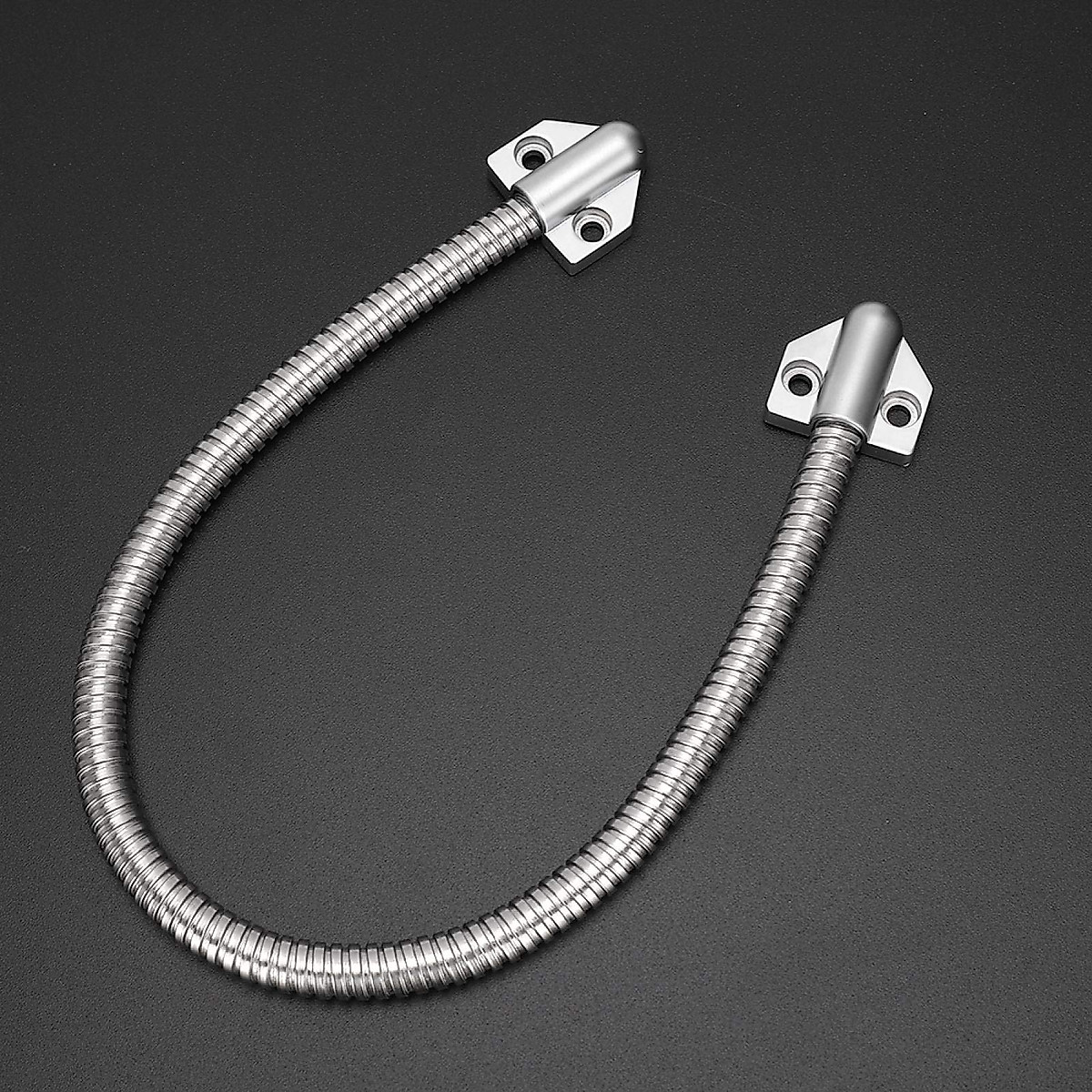 Armored Loop Power Transfer, Door Wire Conduit Flexible Gooseneck Door Cable Protector, Stainless Steel Exposed Mounting Sleeve, Access Wire Protector for Access Control System Video Line Door Lock