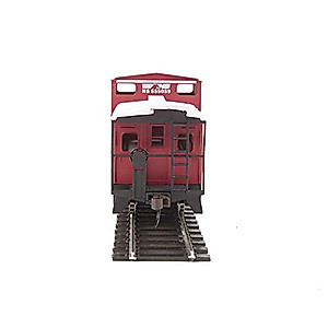 Walthers Trainline HO Scale Model Norfolk Southern Vision Caboose, Red/White