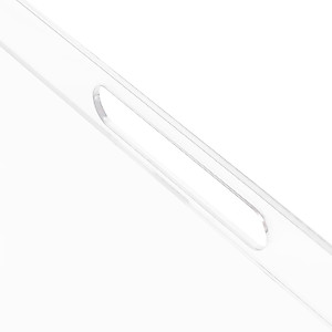 Clear Extra Large Acrylic Serving Tray, Oversize 24x24 Inch -Spill Proof- Decorative Trays Countertop Organiser, Acrylic Tray for Ottoman,Nightstand, Sidetable