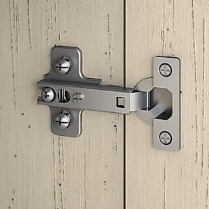 Bush Furniture Fairview Small Storage Cabinet with Doors, Antique White/Tea Maple (WC53296-03)