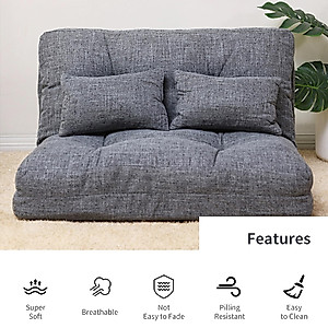 FIVFNGC Living Room Comfortable Modern Sofa Bed/Foldable Bed,House to Live in Bedroom Couch, Small Space Pull-Out Loveseat Sofa