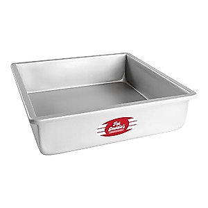 Fat Daddio's Anodized Aluminum Square Cake Pan, 11 x 3 Inch