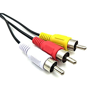 Duttek USB to RCA Cable,3 RCA to USB Cable,AV to USB, USB 2.0 Female to 3 RCA Male Video A/V Camcorder Adapter Cable for TV/Mac/PC 5feet/1.5M