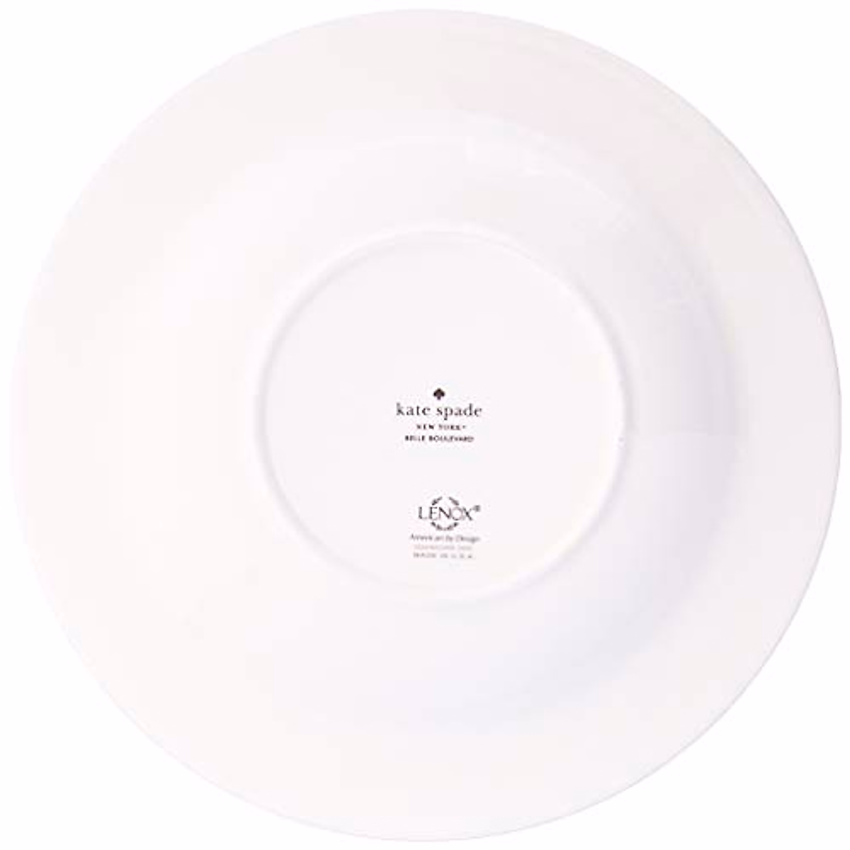 Kate Spade Belle Boulevard Pasta Bowl, 1.20 LB, White