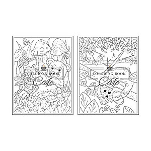 Baby Animals Coloring Book: An Adult Coloring Book Featuring Super Cute and Adorable Baby Woodland Animals for Stress Relief and Relaxation Vol. I