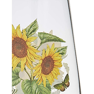 Portmeirion Botanic Garden Wine Glasses | Set of 4 Stemmed Wine Glasses | Ideal for White Wine, Red Wine, or Cocktails | 16 Oz Wine Glasses with Assorted Motifs