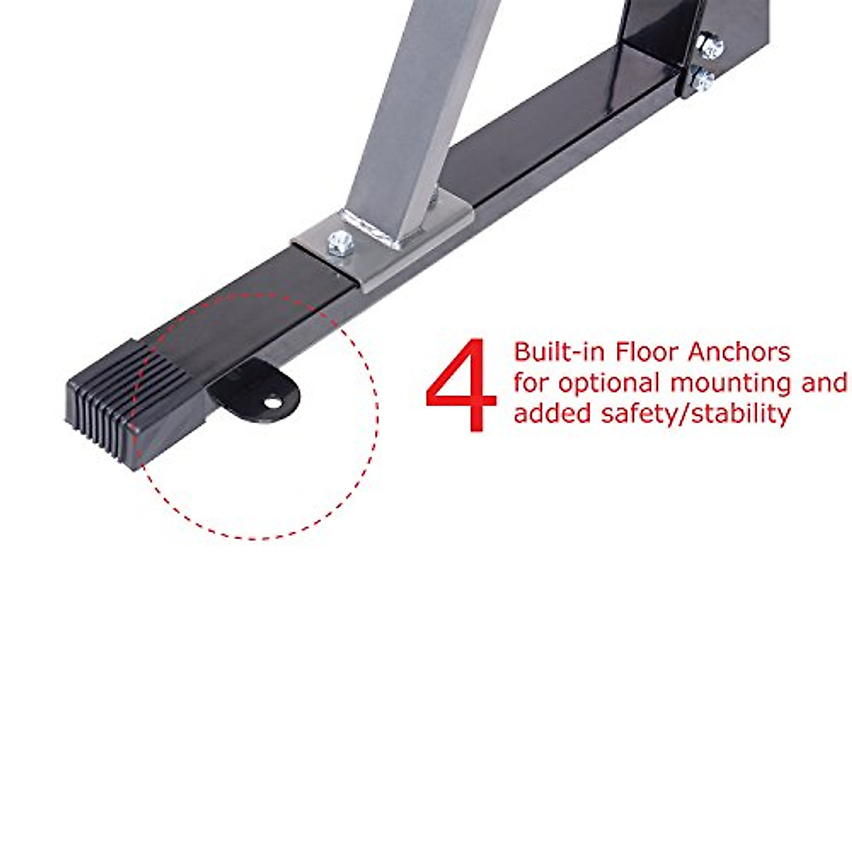 Body Champ Launch Bench Set with 2-Piece Power Rack, Home Fitness Equipment