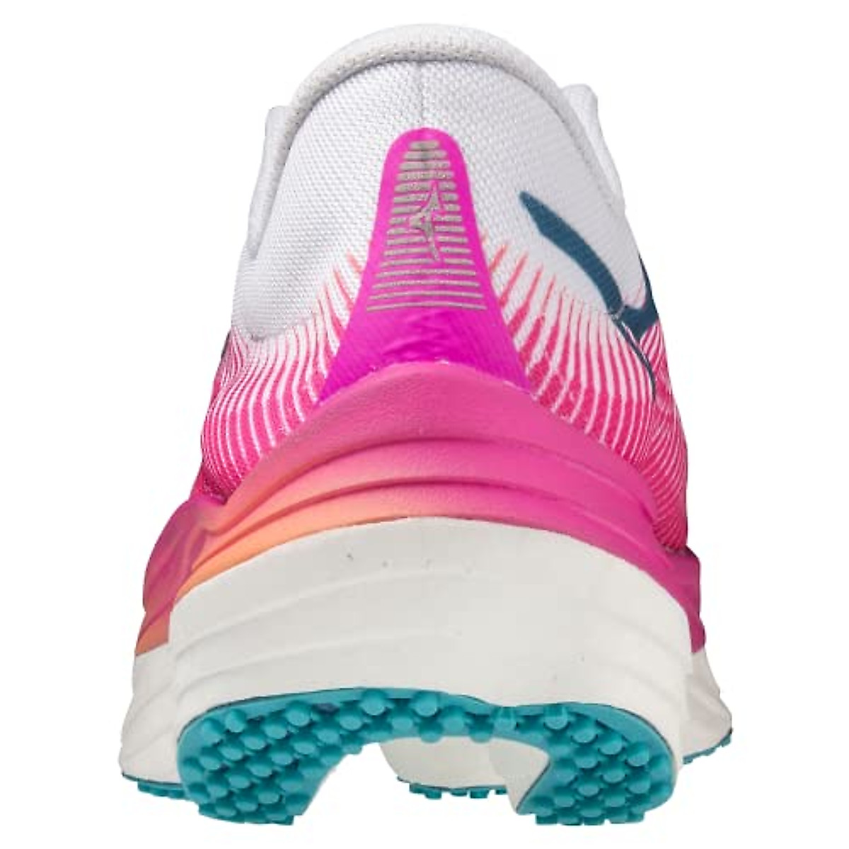 Mizuno Women's Wave Rebellion Pro Running Shoe, White/Silver, 7.5