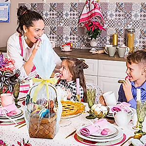 BEISHIDA Clear Cellophane Wrap Roll for Gift Baskets, 100ft-L x 31.5in-W Fold to 16in Cellophane Roll Gift Basket Wrapping Plastic Cellophane Wrap for Gift Baskets, Food and Flower