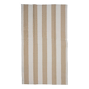 Foreside Home and Garden Set of 4 Embroidered Cross Brown Cotton Tea Towels