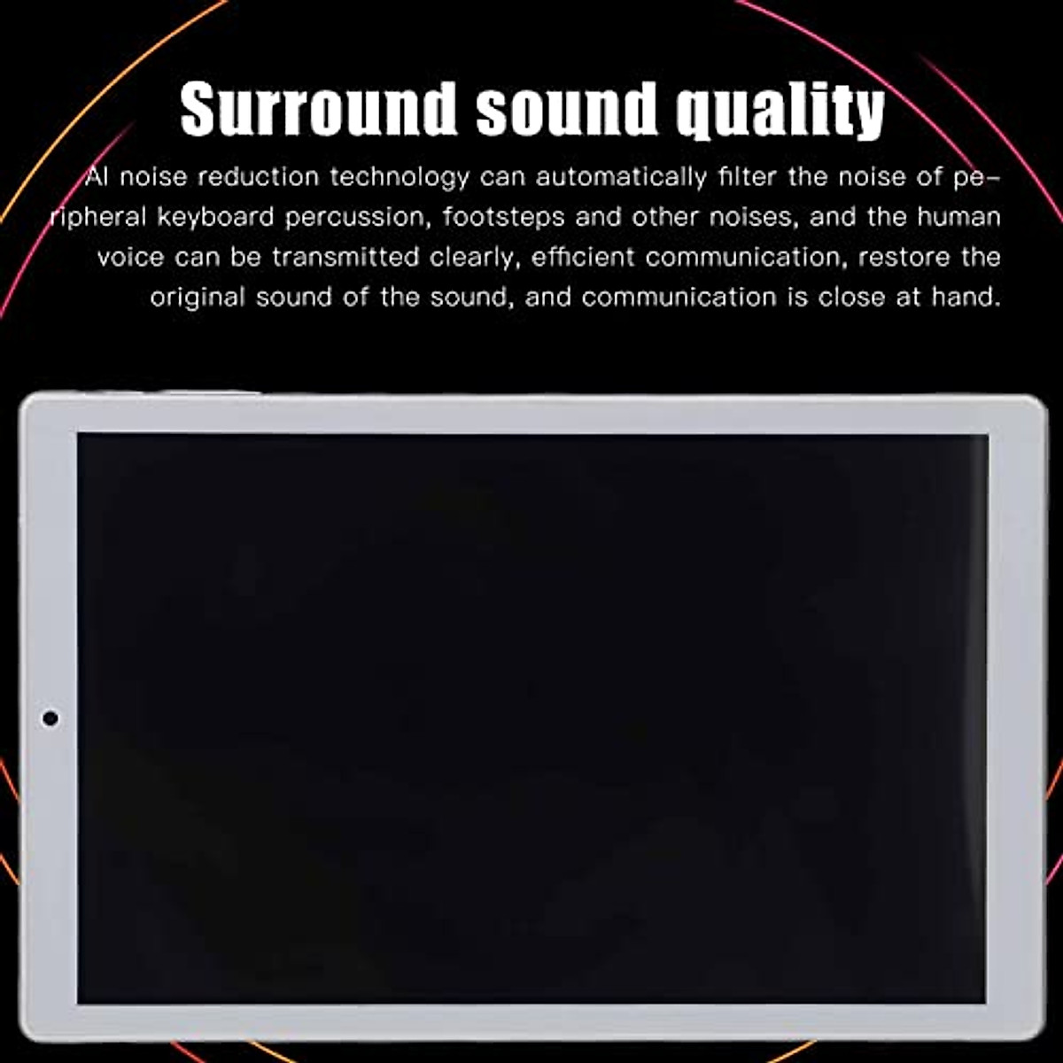 CHICIRIS HD Tablet, Octa Core CPU 10in Tablet 4GB RAM 5G WiFi 64GB ROM for Entertainment (US Plug)