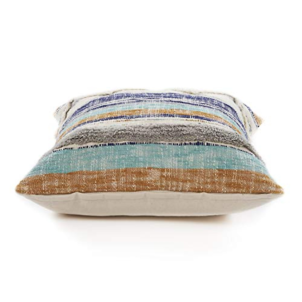 LR Home Donna Throw Pillow, 18" x 18", Blue/Multi