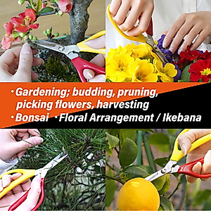 GOUGIRI Japanese Trimming Scissors 6” Electroless Plated Garden Shears Gardening Tools
